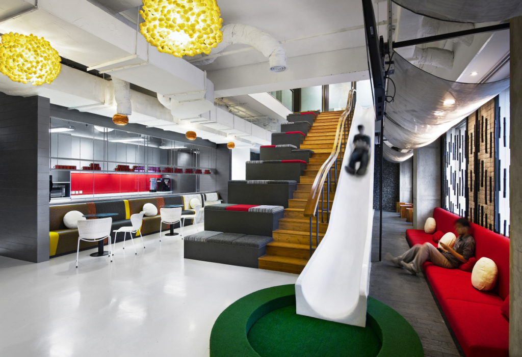 Inspiration: Offices With Slides (yes, slides) | Office Snapshots