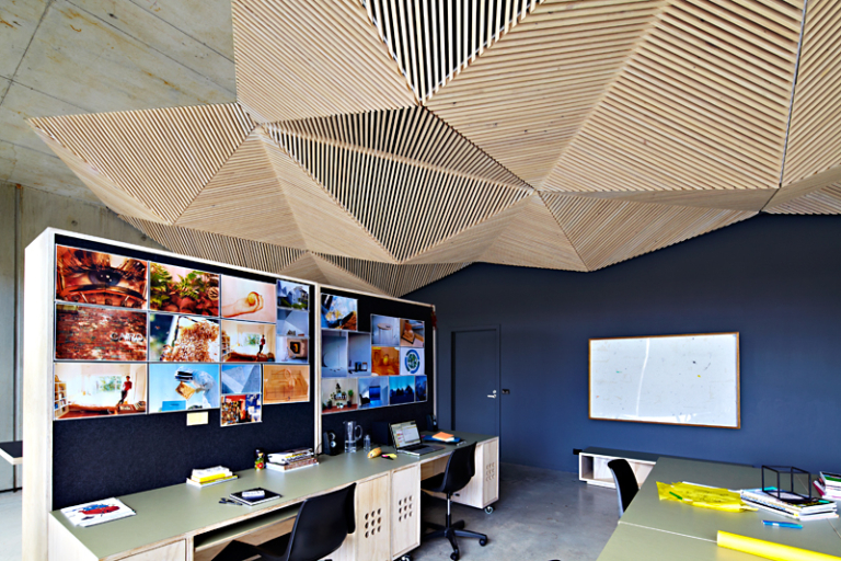 Assemble Studio's Amazing Wooden and Geometric Office | Office Snapshots