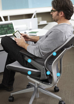 Steelcase's Gesture Chair: Designed To Support Today's Technologies ...