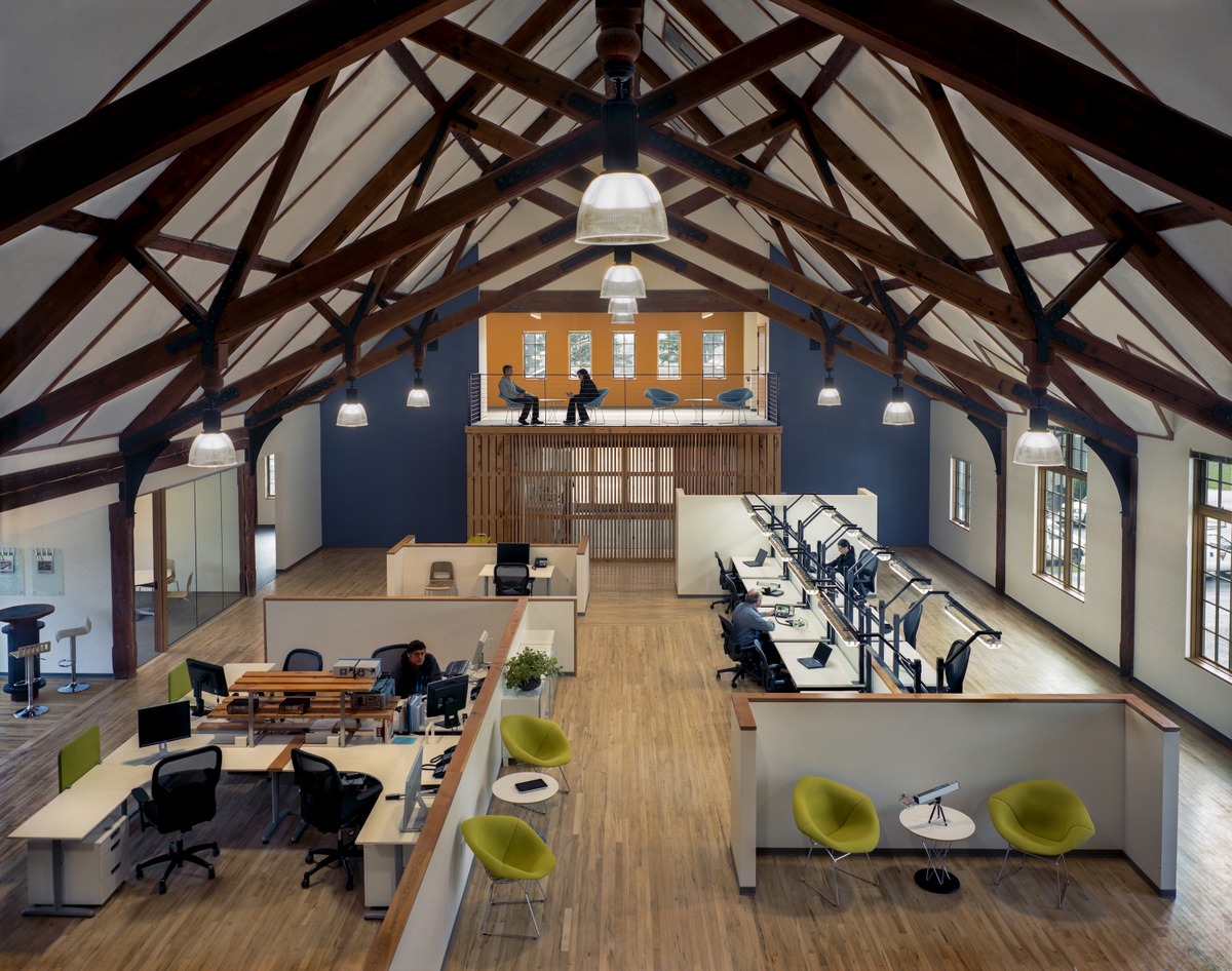 CID Bio-Science's Renovated American Legion Hall Offices | Office Snapshots