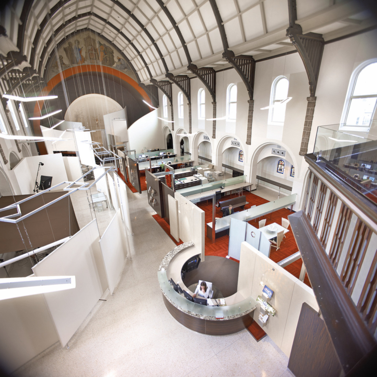 Inside Cfx's Transformed-Church Offices | Office Snapshots