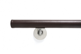 Spinneybeck Leather Wrapped Handrails | Office Snapshots