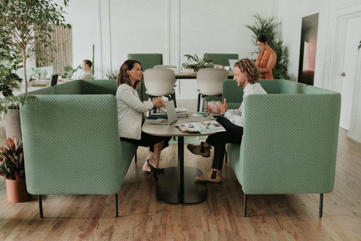 Haworth Pip Collaborative Table | Office Snapshots