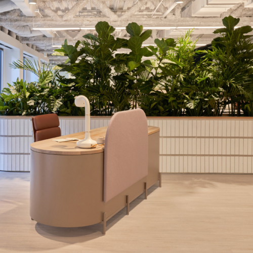 Icon Modern Custom Reception Desks | Office Snapshots