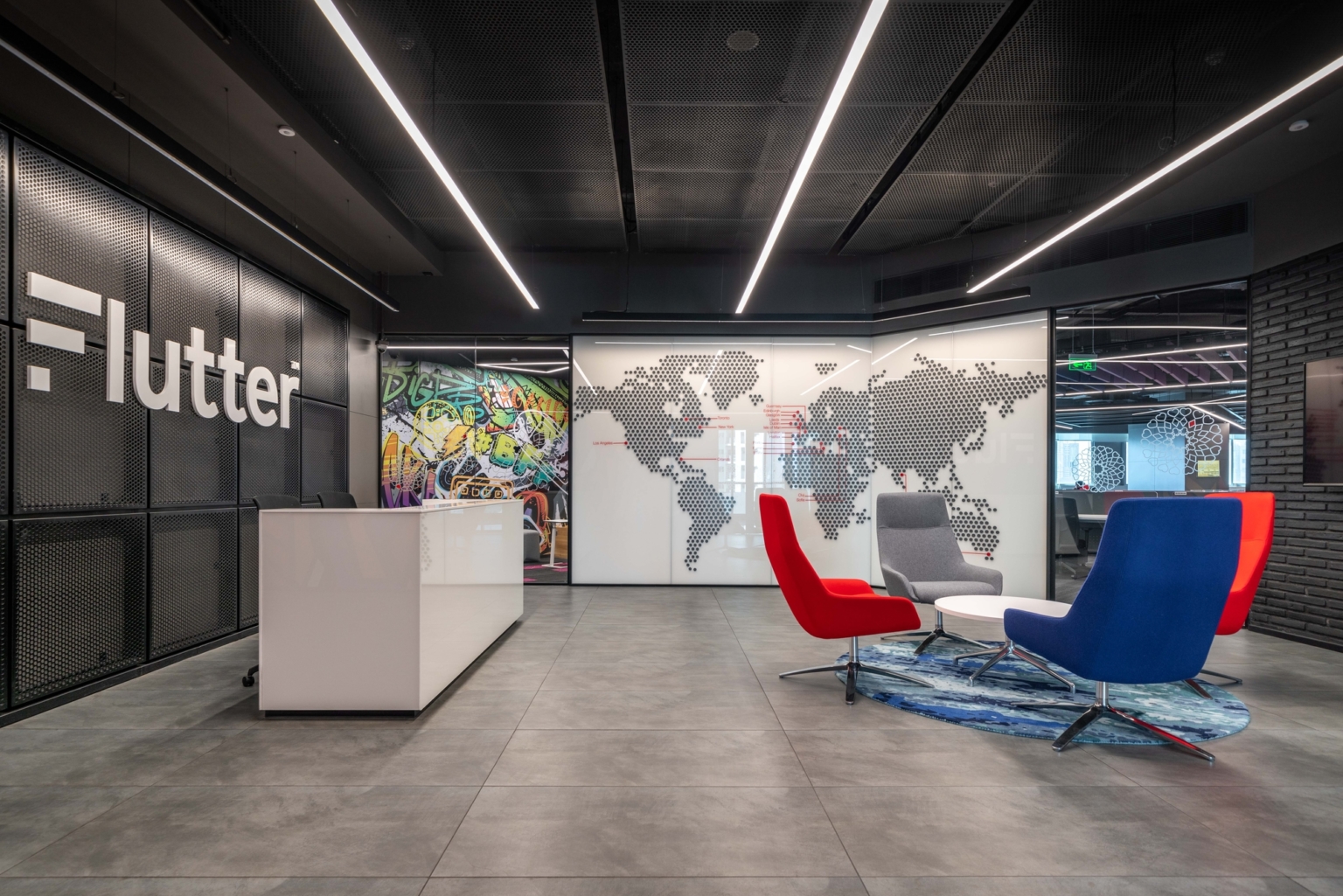 Flutter Entertainment Offices - Hyderabad | Office Snapshots