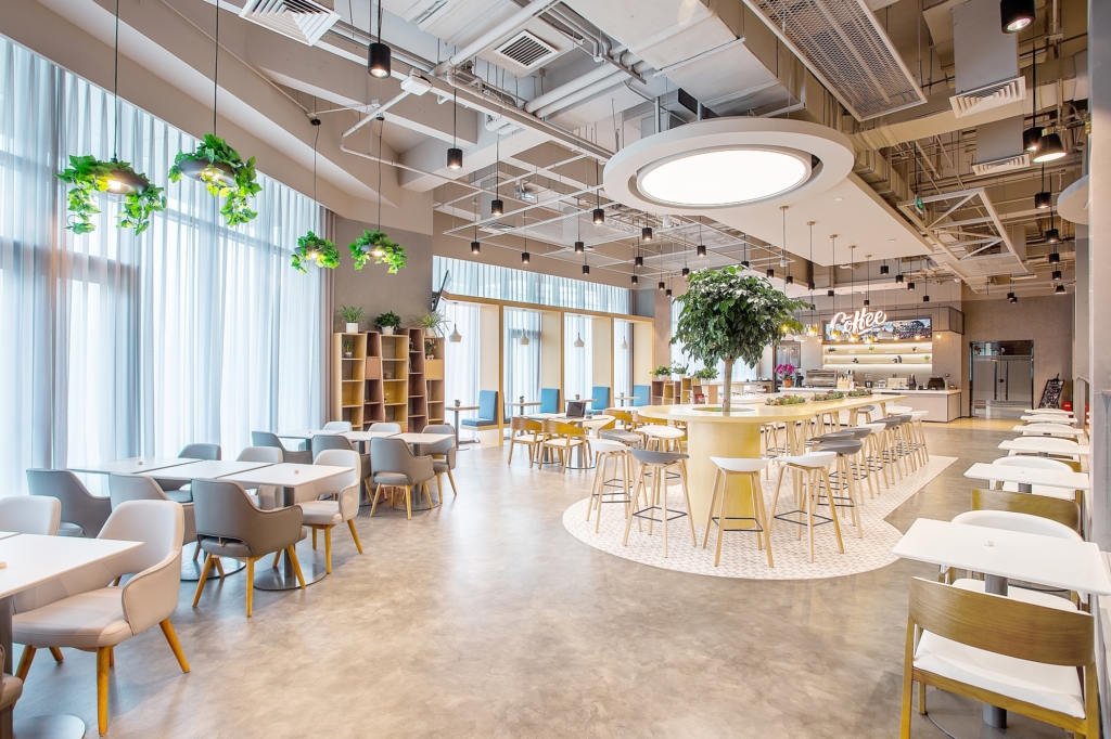 Jinmao Green Building Technology Office Cafe Space - Beijing | Office Snapshots