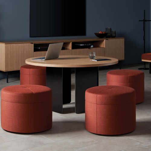 Bernhardt Design Elevation Bench & Ottoman | Office Snapshots