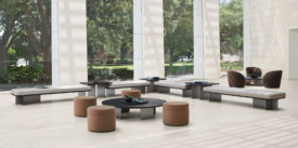 Bernhardt Design Elevation Bench & Ottoman | Office Snapshots