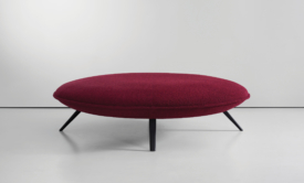 Bernhardt Design Luca Bench & Ottoman | Office Snapshots