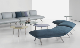 Bernhardt Design Luca Bench & Ottoman | Office Snapshots