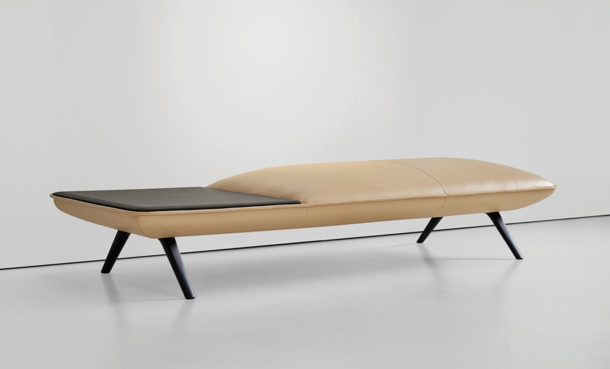 Bernhardt Design Luca Bench & Ottoman | Office Snapshots
