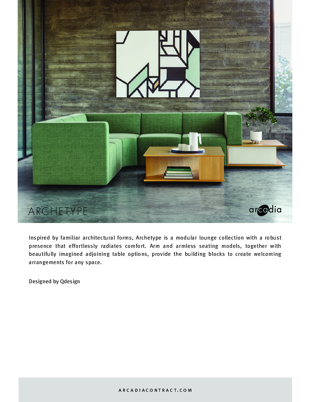 Arcadia releases Archetype Collection | Office Snapshots Arcadia releases Archetype Collection | Office Snapshots