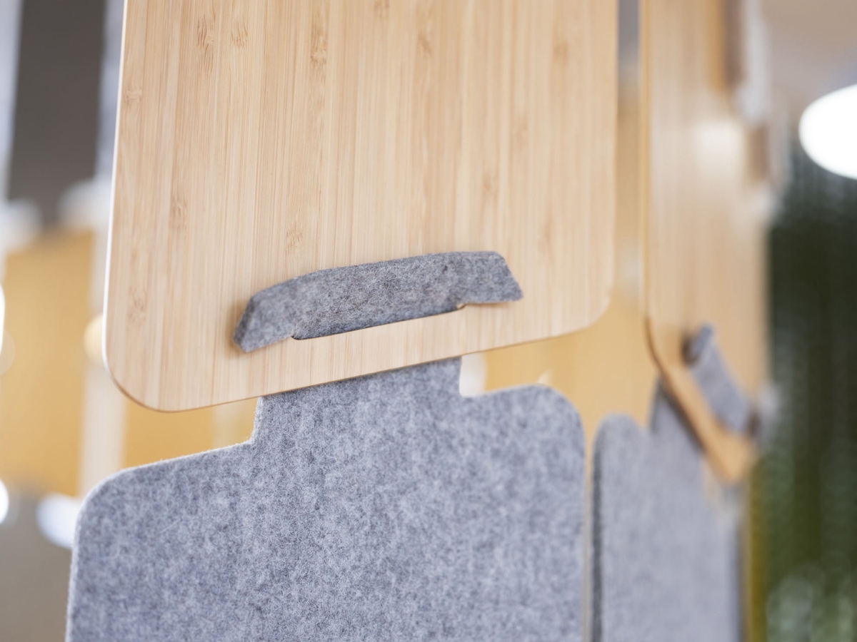 Friends of Wilson Facet Hanging Screen | Office Snapshots