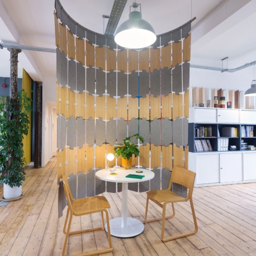 Friends of Wilson Facet Hanging Screen | Office Snapshots