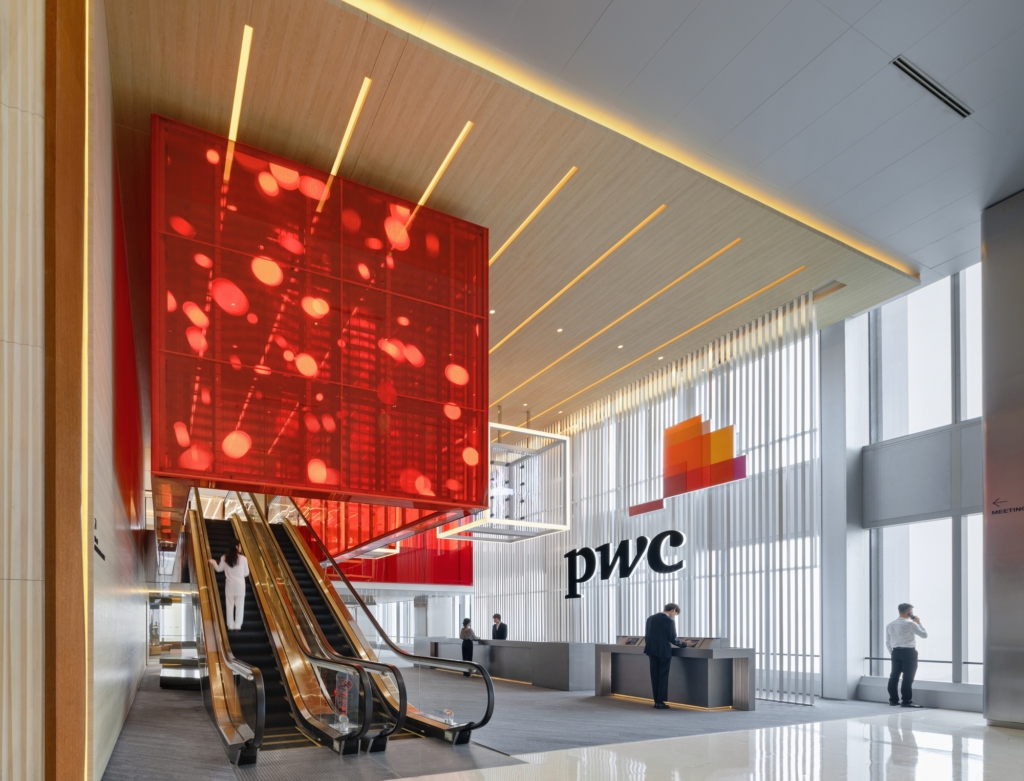 PwC Offices – Shanghai – INDesign Marketing Services
