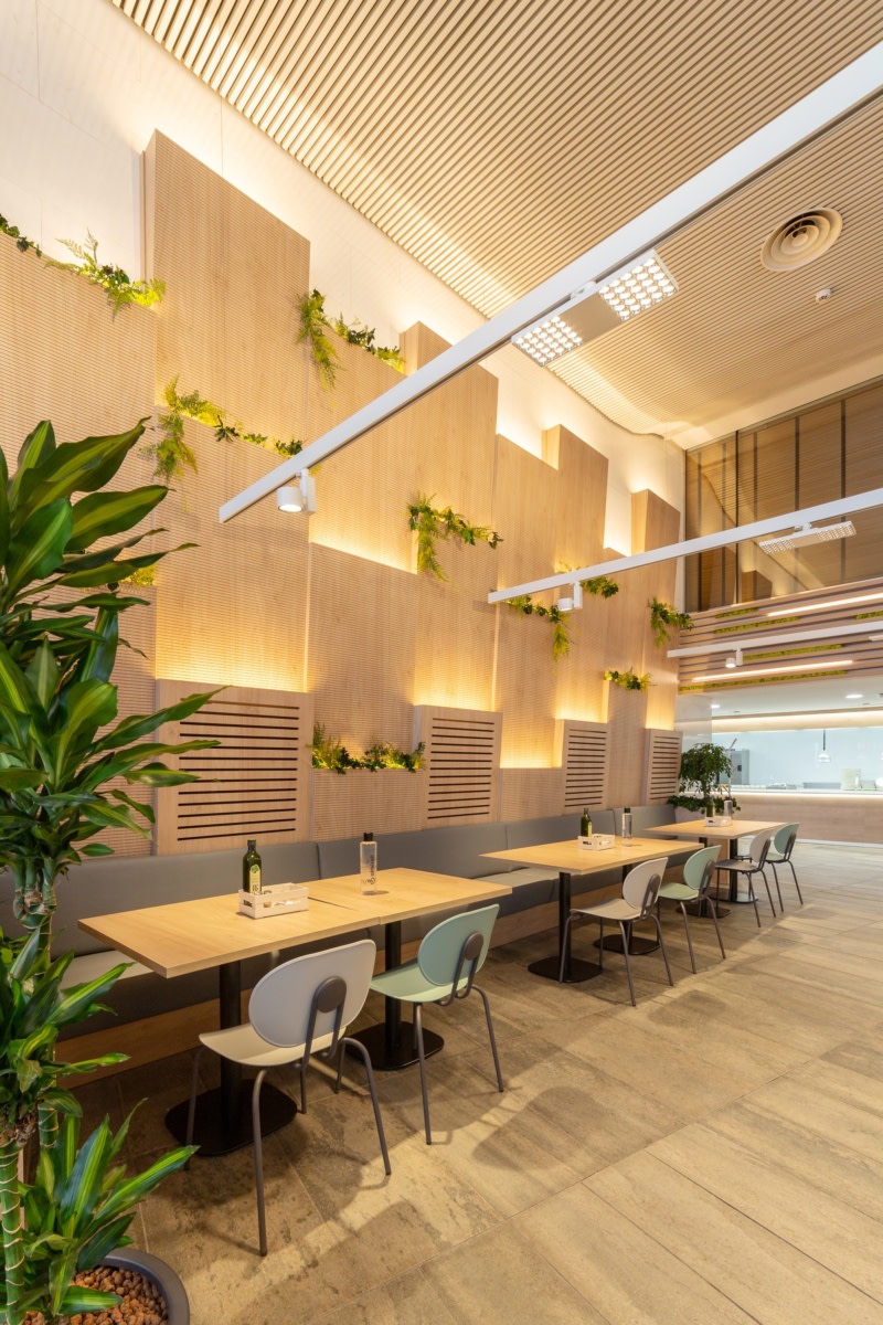 Almirall Office Cafeteria – Barcelona – INDesign Marketing Services
