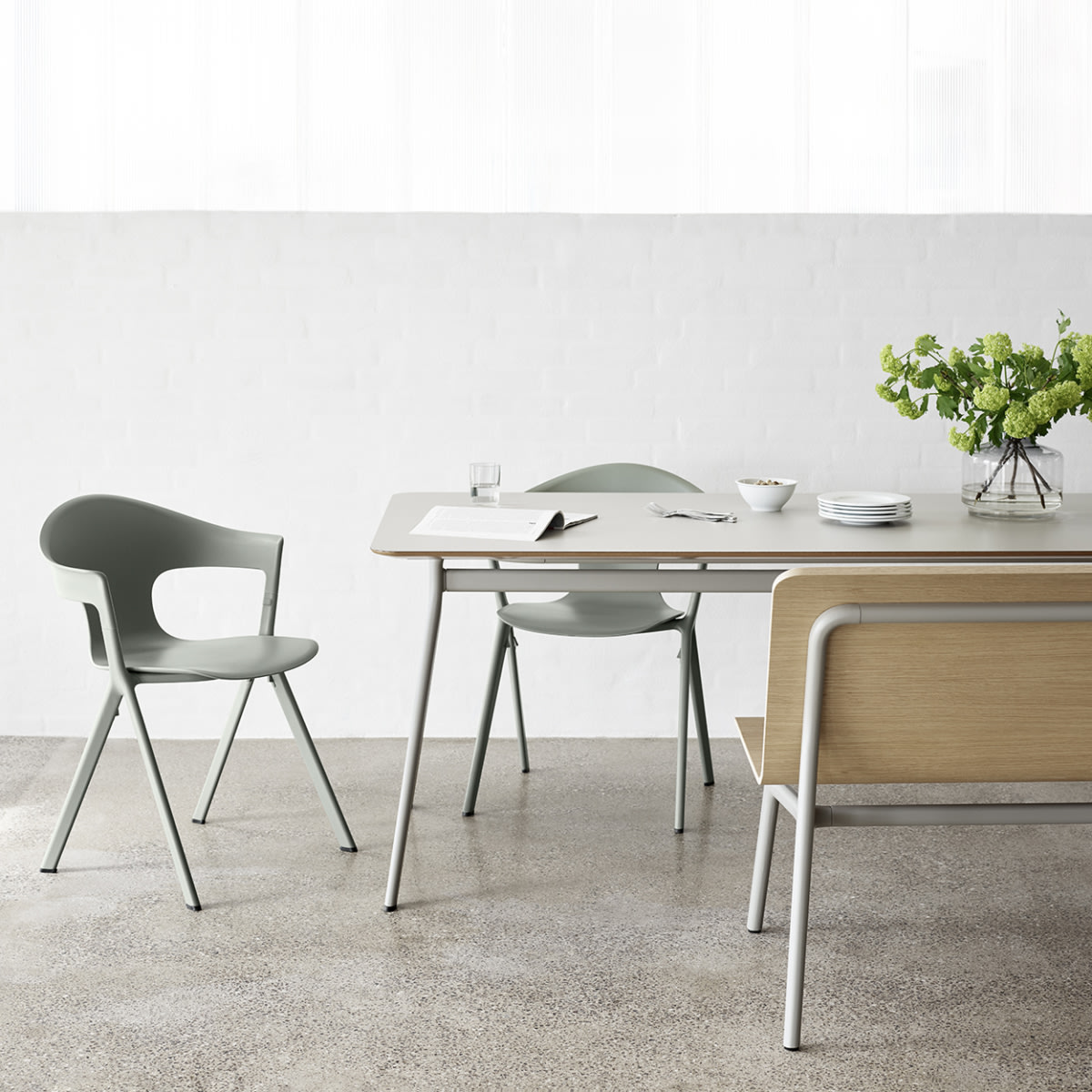 Allermuir Axyl Bench | Office Snapshots