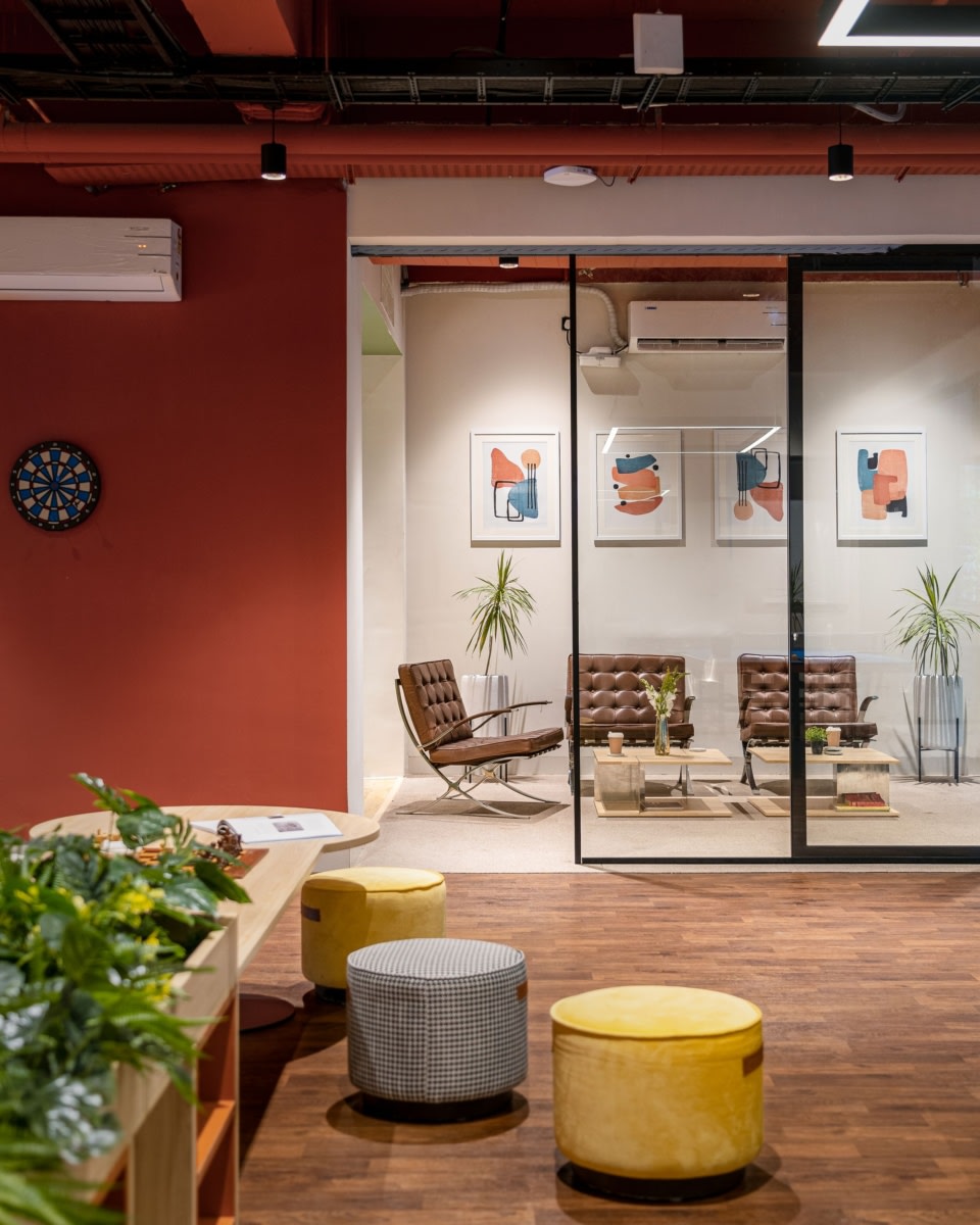 dormakaba Offices O2 Lounge - Mahindra World City | Office Snapshots