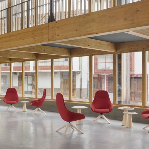 Andreu World Reverse Wood | Office Snapshots