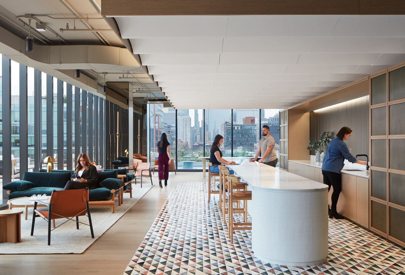 1045 on Fulton St. Amenity Space - Chicago | Office Snapshots