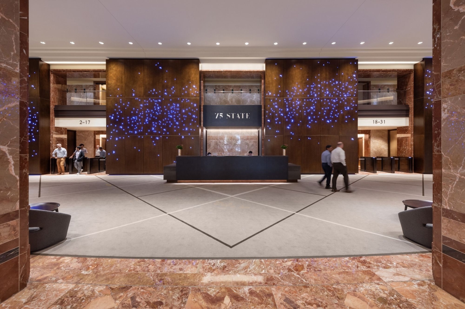 75 State Office Amenity Space - Boston | Office Snapshots