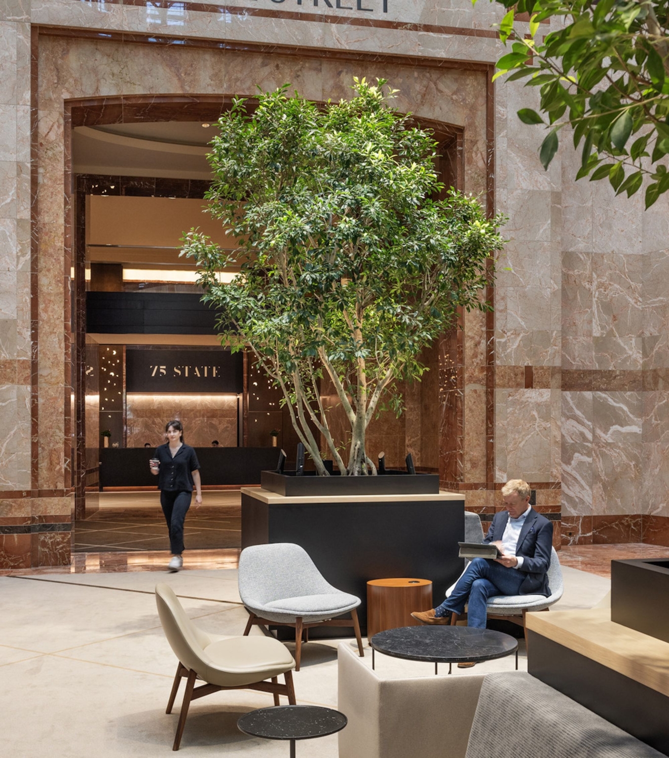 75 State Office Amenity Space - Boston | Office Snapshots