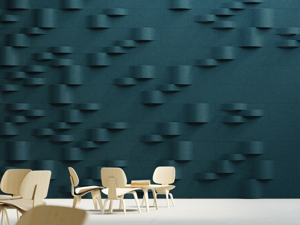 FilzFelt Dimensional Panels | Office Snapshots