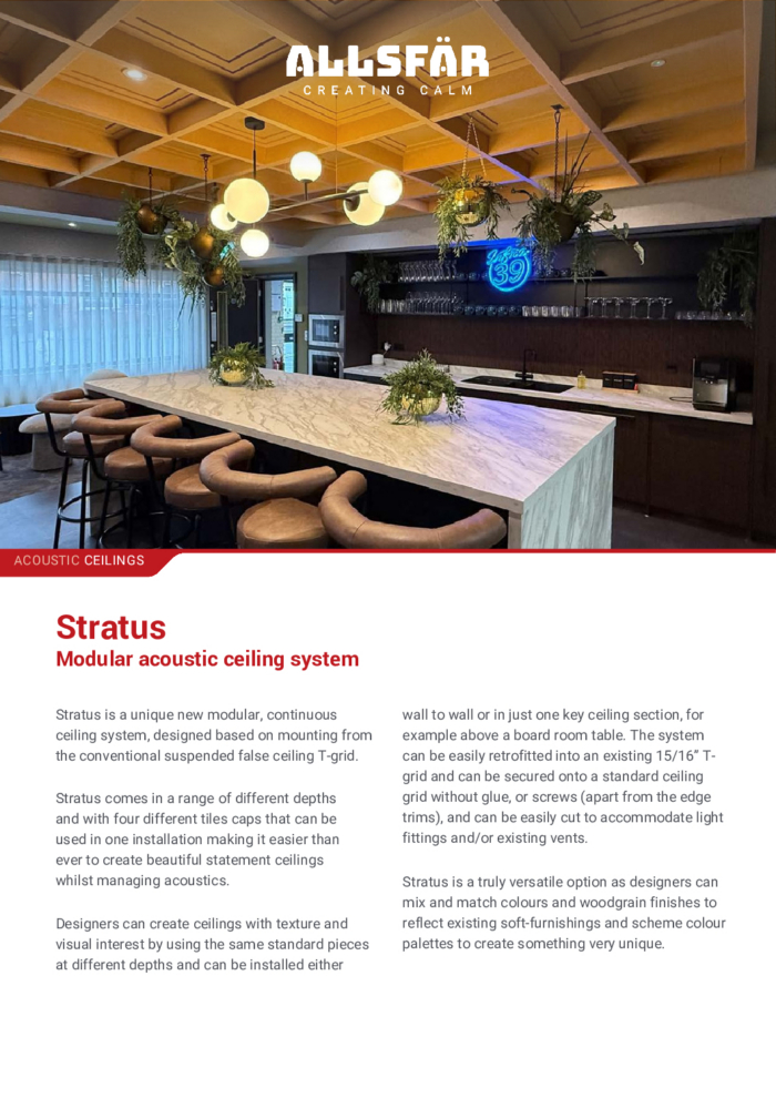 AllSfär Stratus | Office Snapshots