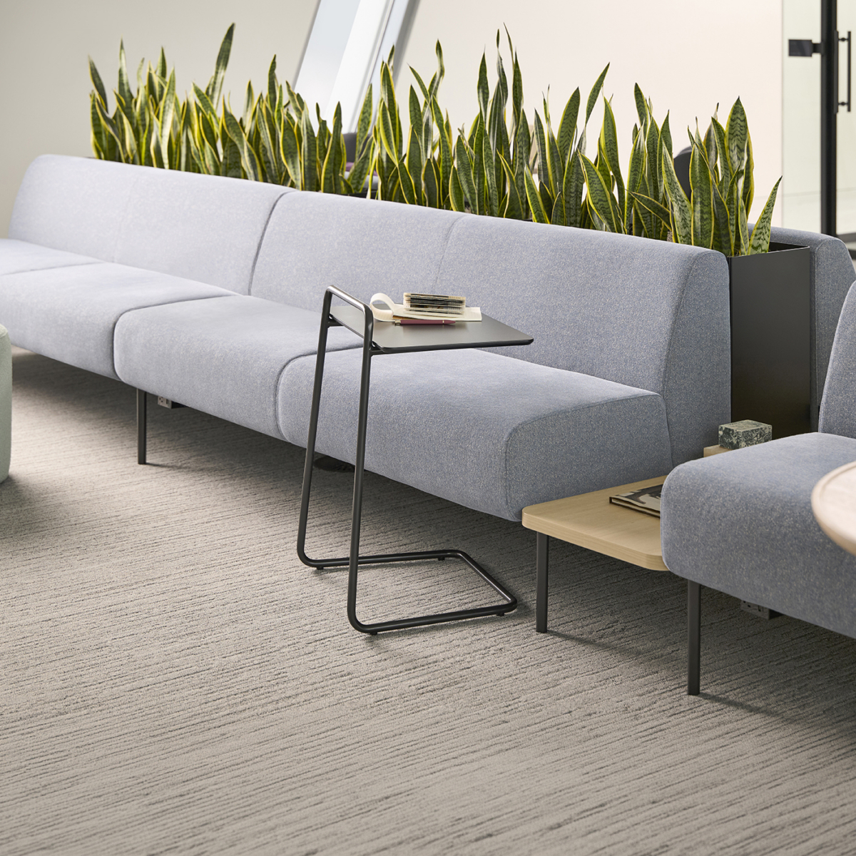 Haworth Elements Curve Laptop Table | Office Snapshots